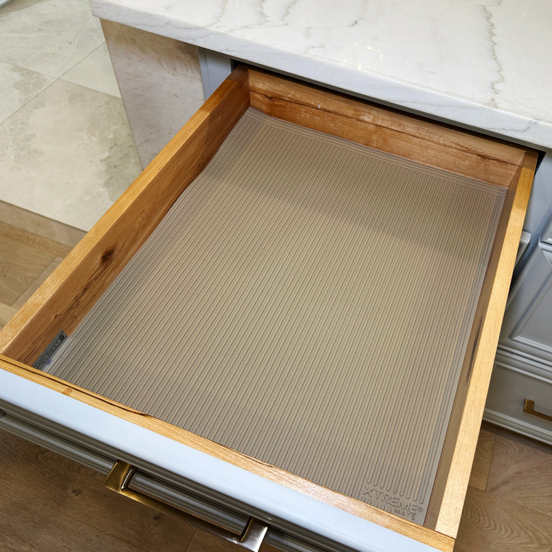 Drawer Liner Trimmable Mat - Single Mat – Non-Slip, Easy-to-Cut, and D ...