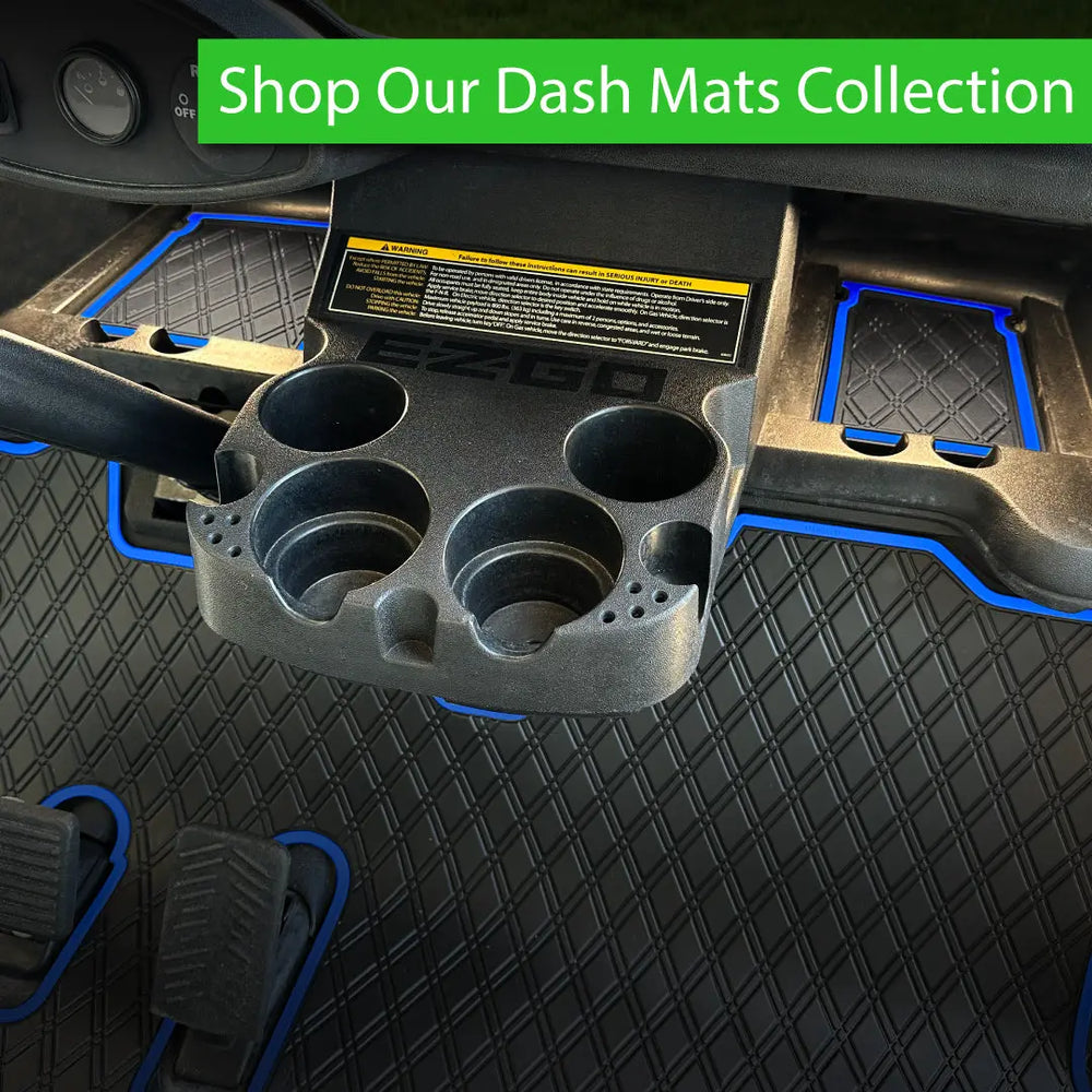 E-Z-GO Golf Car Floor Mats | Fits all RVX Trims | Xtreme Mats